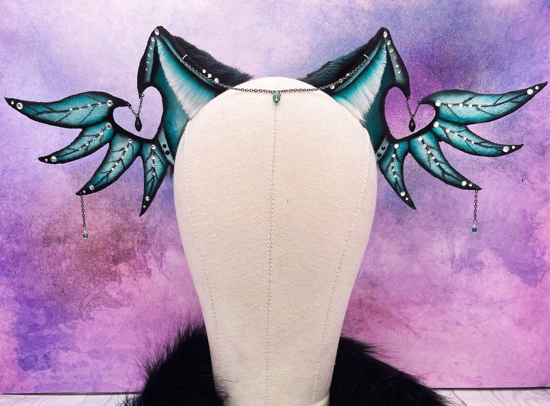 Sweetheart Angel Cat Headband Ears Halloween - Etsy