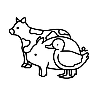 Barnyard Farm Animal Children's Coloring Activity Pages - Etsy