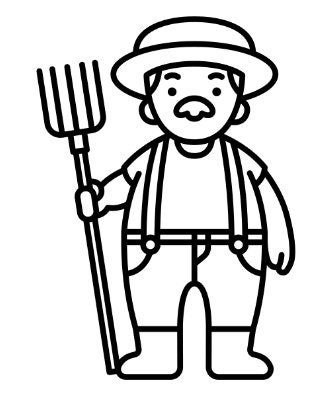 Barnyard Farm Animal Children's Coloring Activity Pages - Etsy