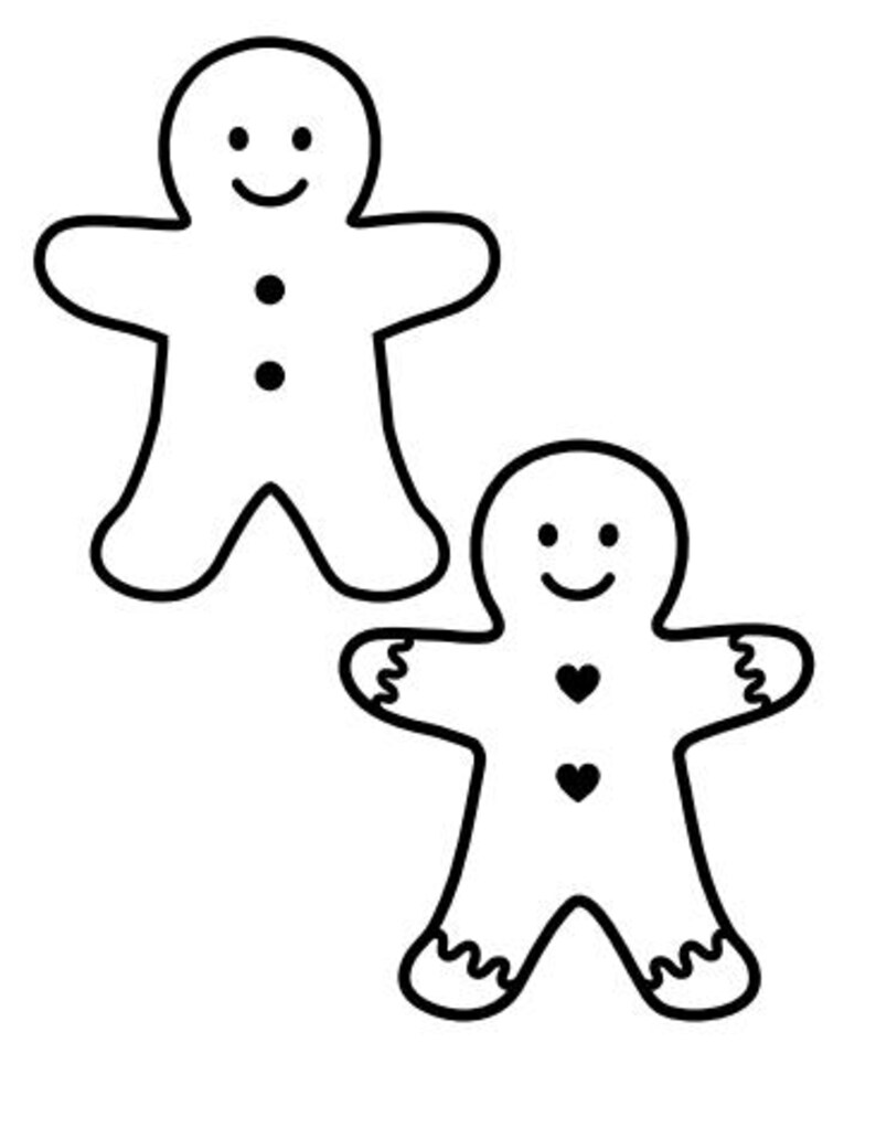 Festive Christmas Coloring Pages PDF 5 Pages - Etsy