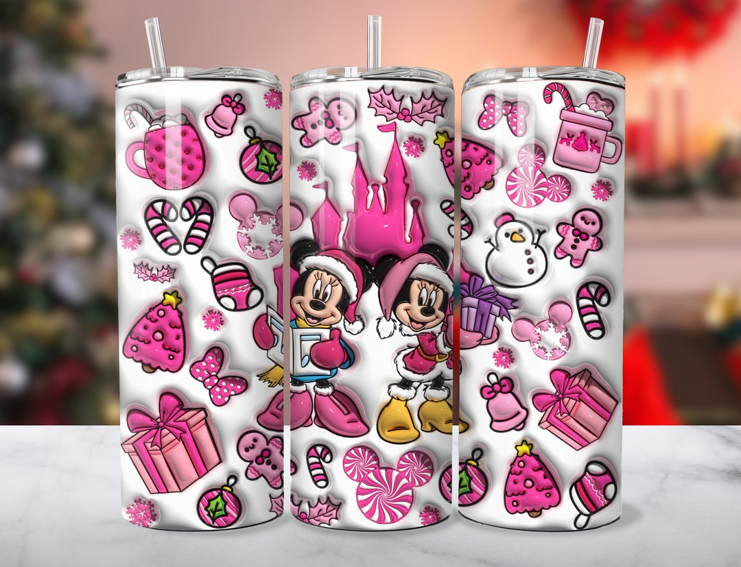 Christmas Mickey Mouse 3D Inflatable 20oz Straight Tumblers. Perfect to ...