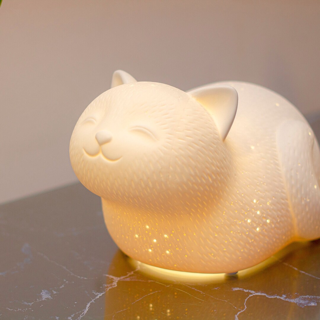 Animal Lamps 10 Designs Including Cat / Hedgehog / Whale / Sheep / Owl ...