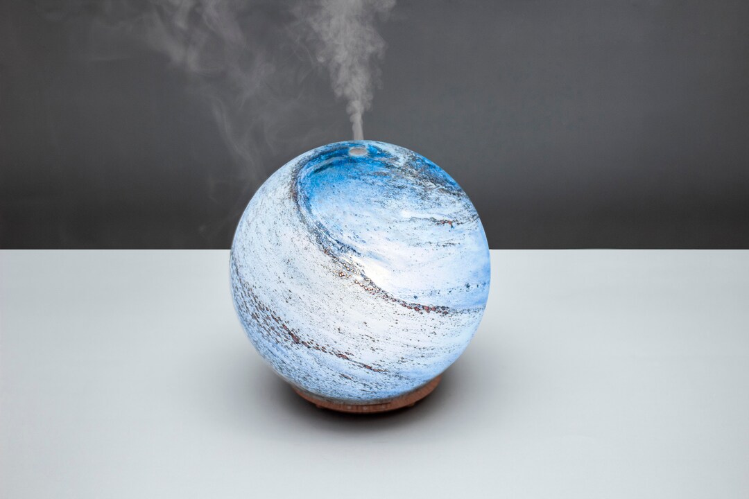 Glass Diffuser Cloudy Copper Design Handblown - Etsy