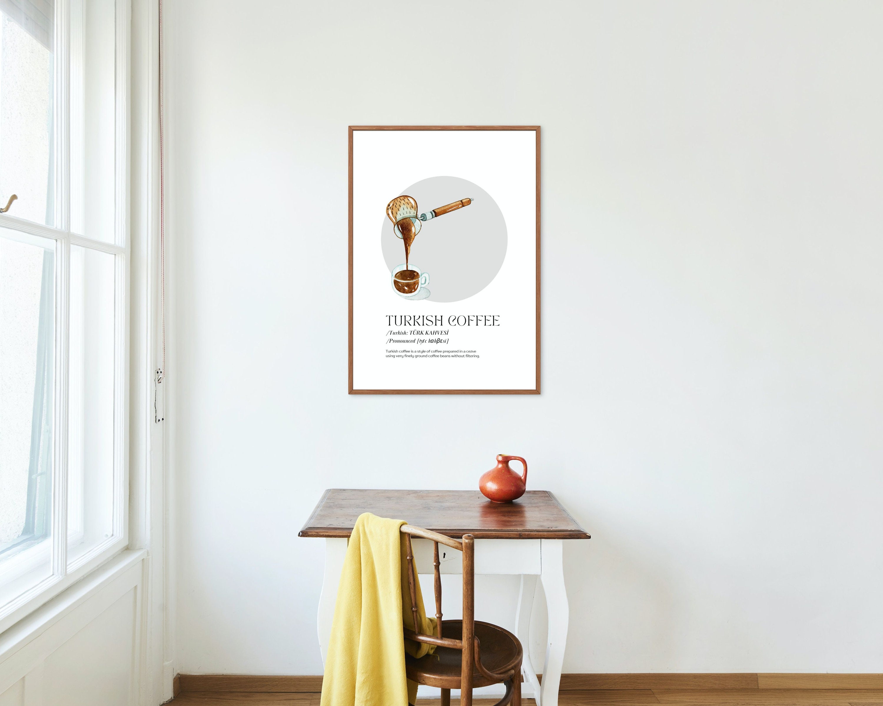 Coffee Poster DIGITAL DOWNLOAD Turkish Coffee Print - Etsy