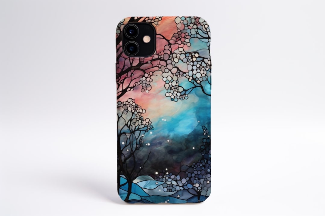 Colorful Winter Snow Themed Tough Phone Case, Christmas Gift, iPhone ...