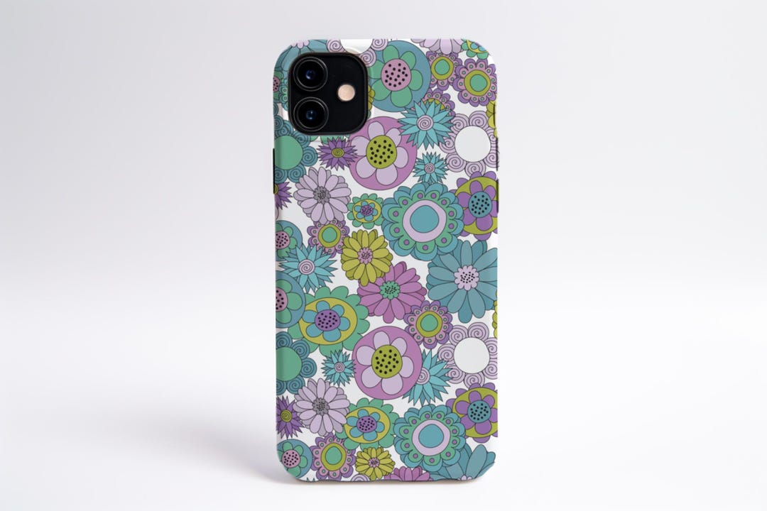 Retro Tough Phone Cases, Vintage 70s Aesthetic, Retro iPhone Case ...
