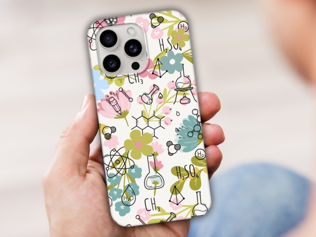 Boho Chic Floral Science Phone Case, Teachers Phone Case, iPhone and ...