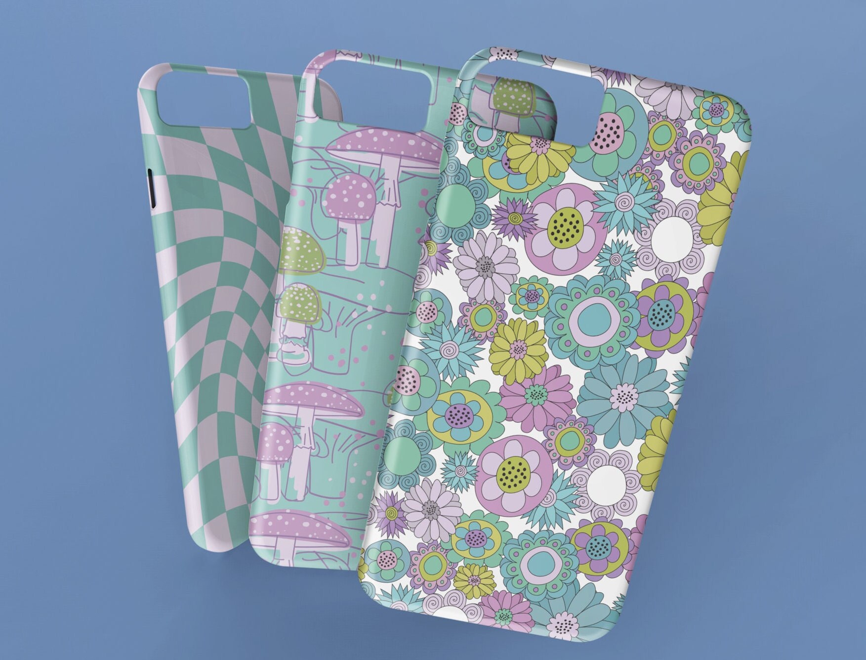 Retro Tough Phone Cases, Vintage 70s Aesthetic, Retro iPhone Case ...