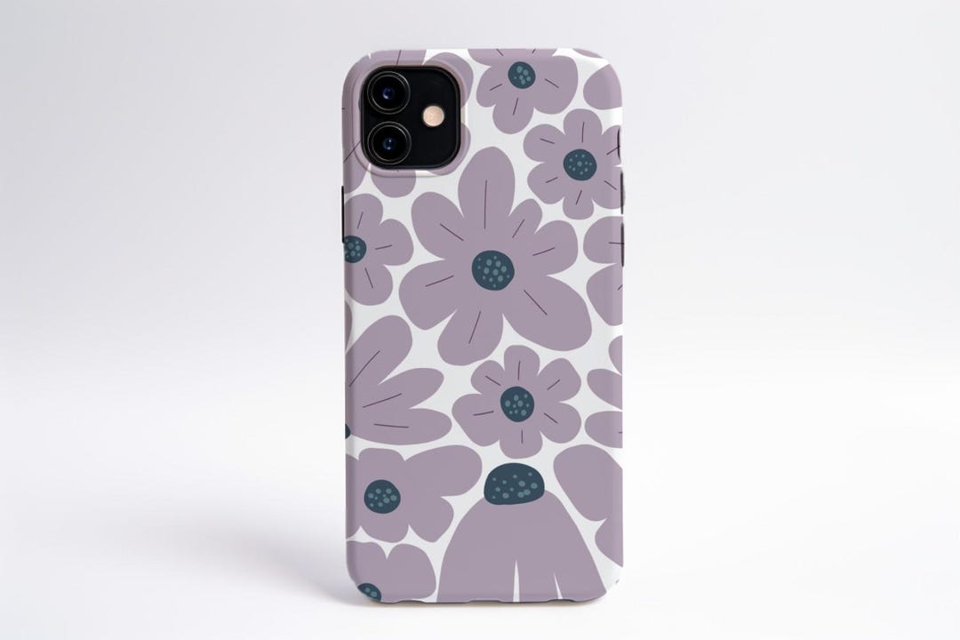 Retro Funky Floral Phone Case - Glossy Tough Design for Iphones - Etsy