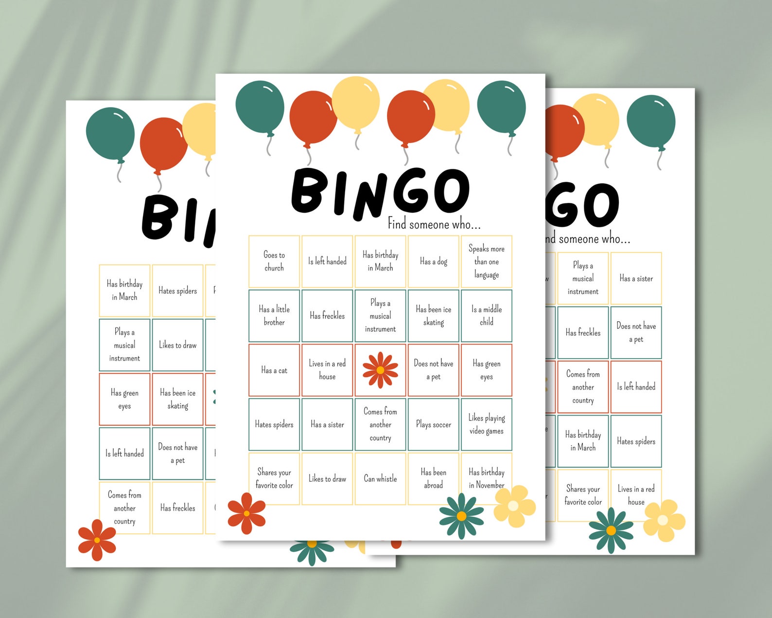 Find Someone Who Bingo, Classmates Bingo, Childrens Bingo, Back to ...