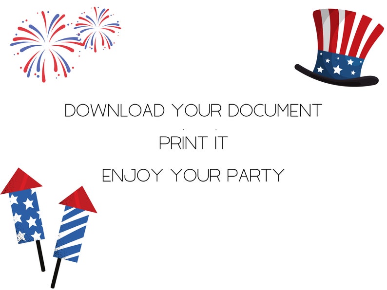 Usa's Presidents Printable Game, 4th of July Game, Independence Day ...