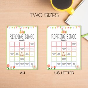 Printable Reading Bingo, Book Bingo, Bingo for Kids, Summer Bingo ...