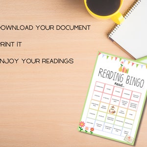 Printable Reading Bingo, Book Bingo, Bingo for Kids, Summer Bingo ...