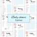 Blue Baby Shower Games Bundle, Printable (digital Download) - Etsy