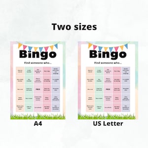 Find Someone Who Bingo, Classmates Bingo, Childrens Bingo, Back to ...