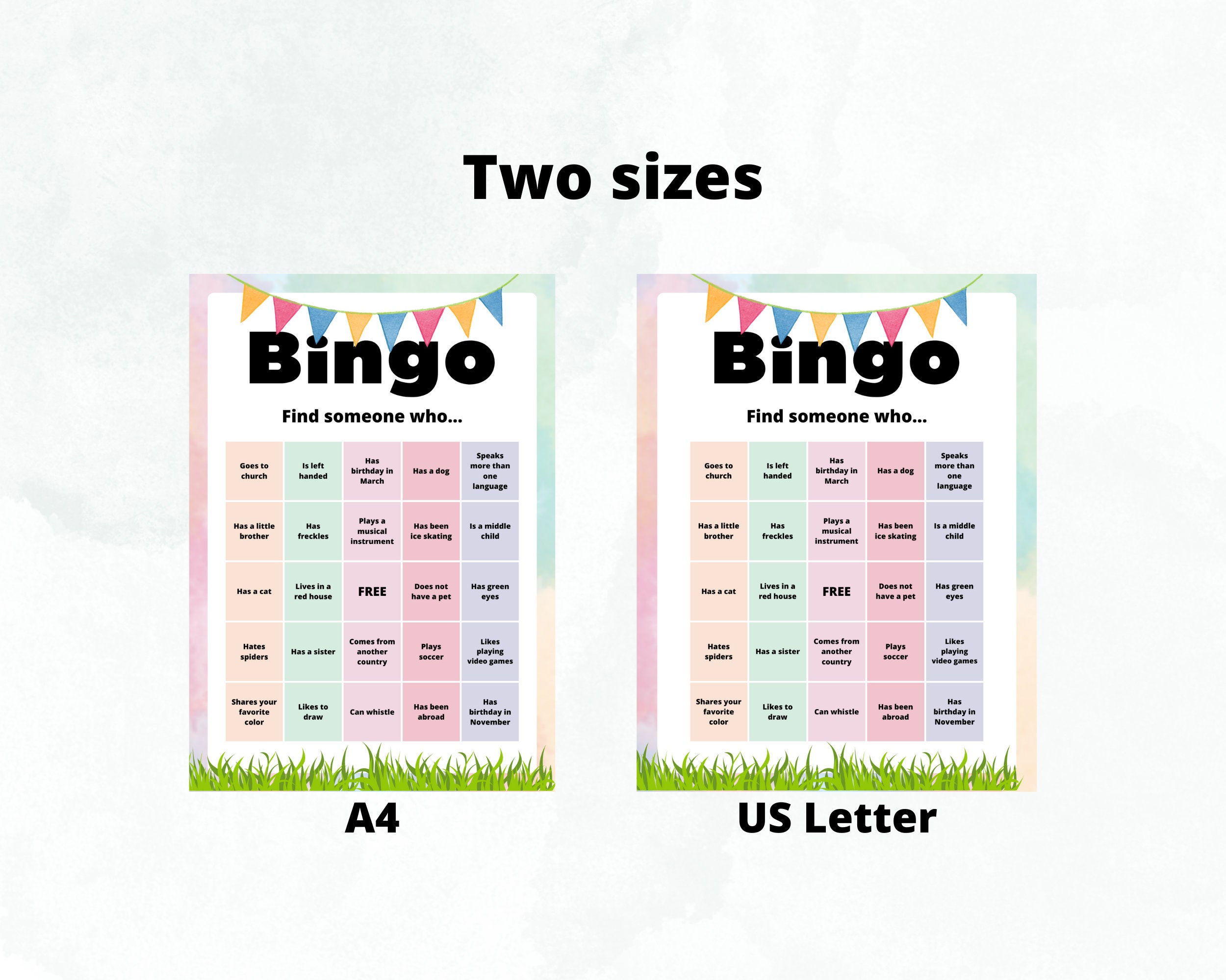 Find Someone Who Bingo, Classmates Bingo, Childrens Bingo, Back to ...