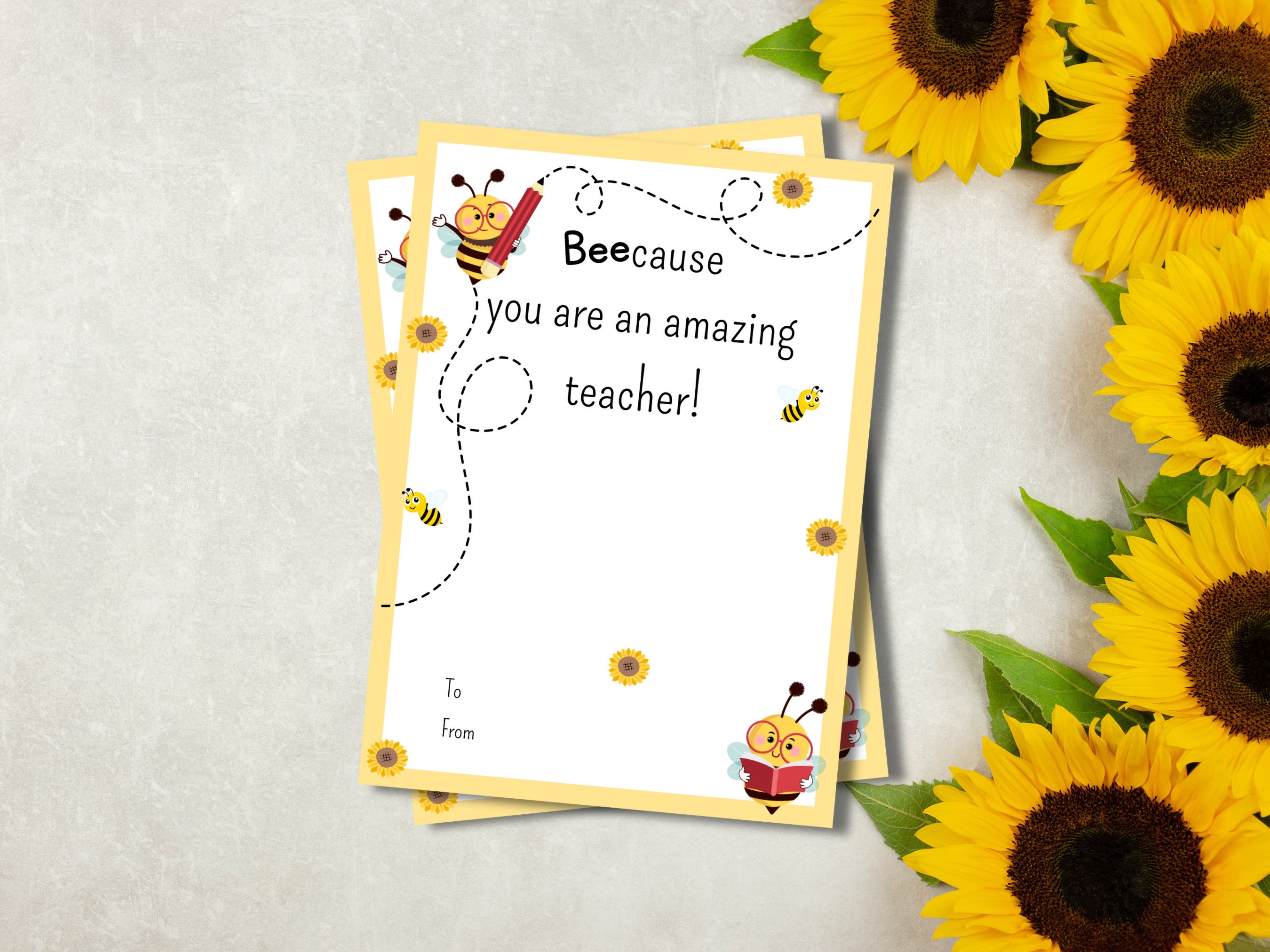 Teacher Appreciation Gift Card Holder, Thank You Teacher Gift, Amazing ...