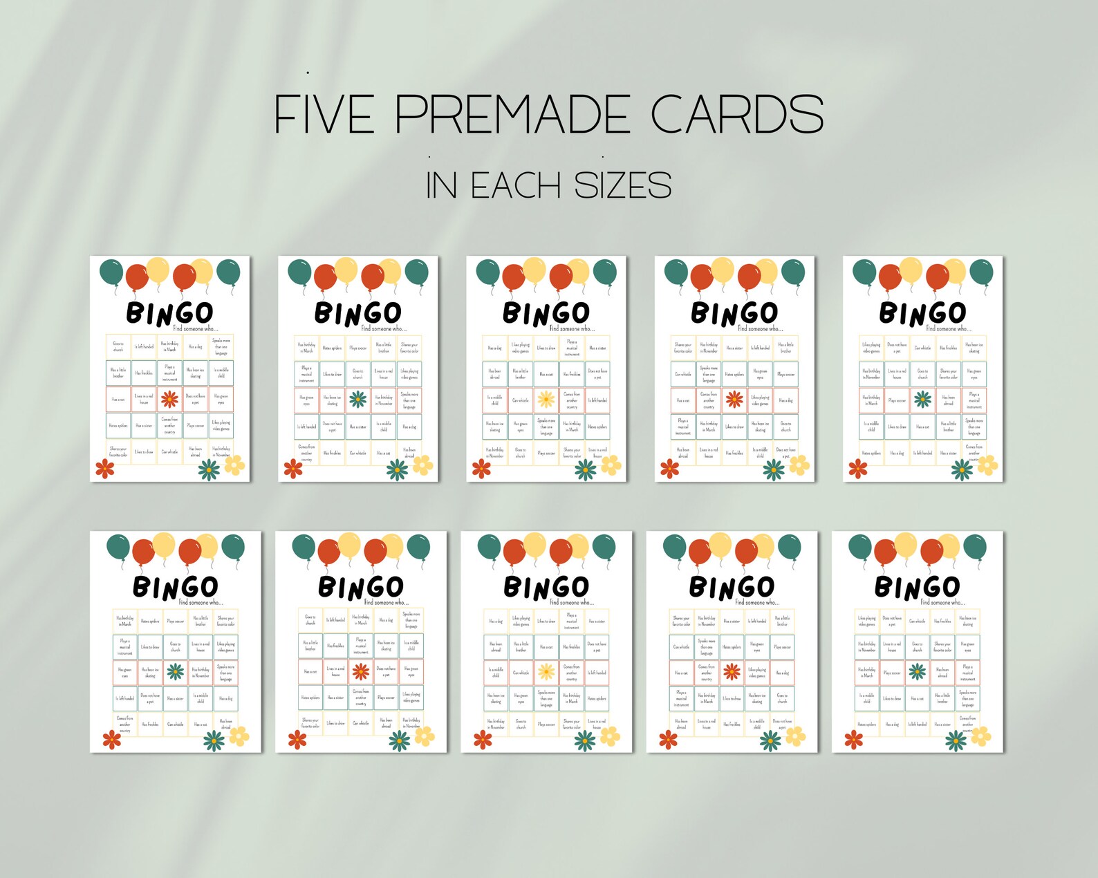 Find Someone Who Bingo, Classmates Bingo, Childrens Bingo, Back to ...