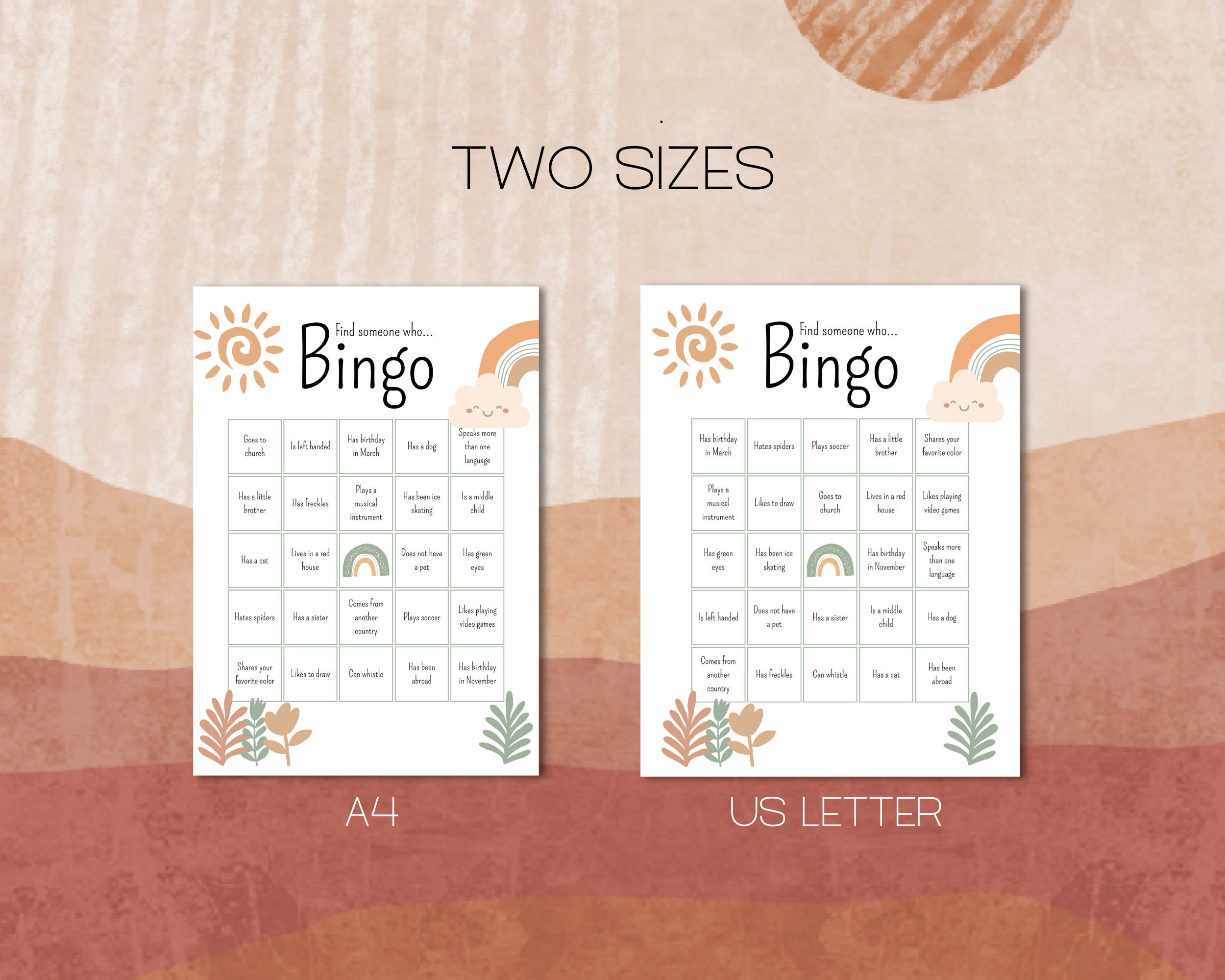 Find Someone Who Bingo, Classmates Bingo, Childrens Bingo, Back to ...