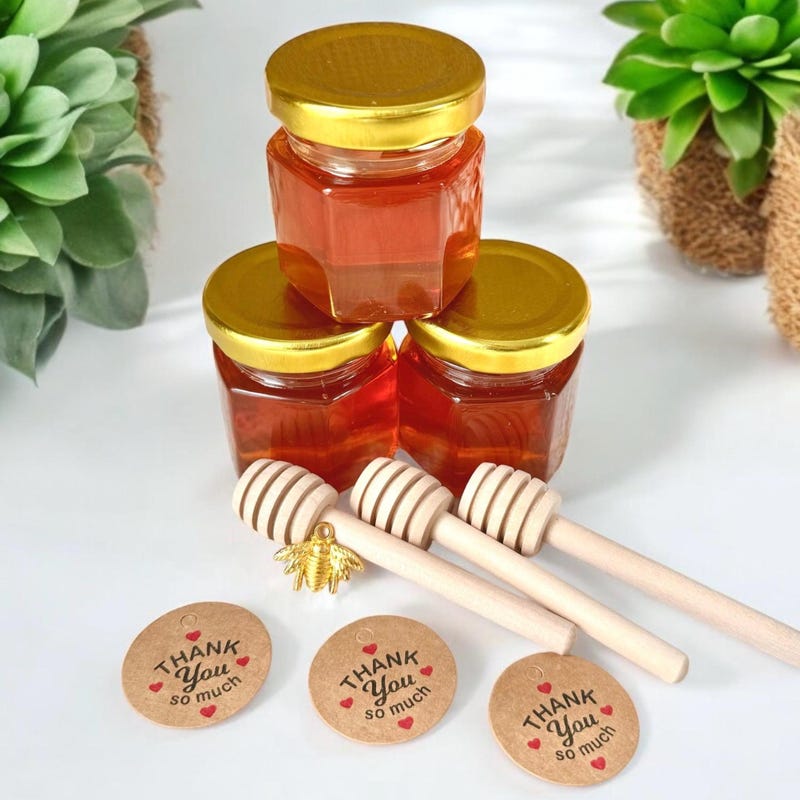Organic Honey Mini Jars - Etsy