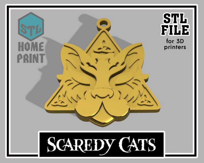 SCAREDY CATS Tv Show | Halloween Pendant Necklace | Digital Download ...