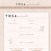 Daily Yoga Journal | Yoga Planner | Printable Journal | Wellness ...