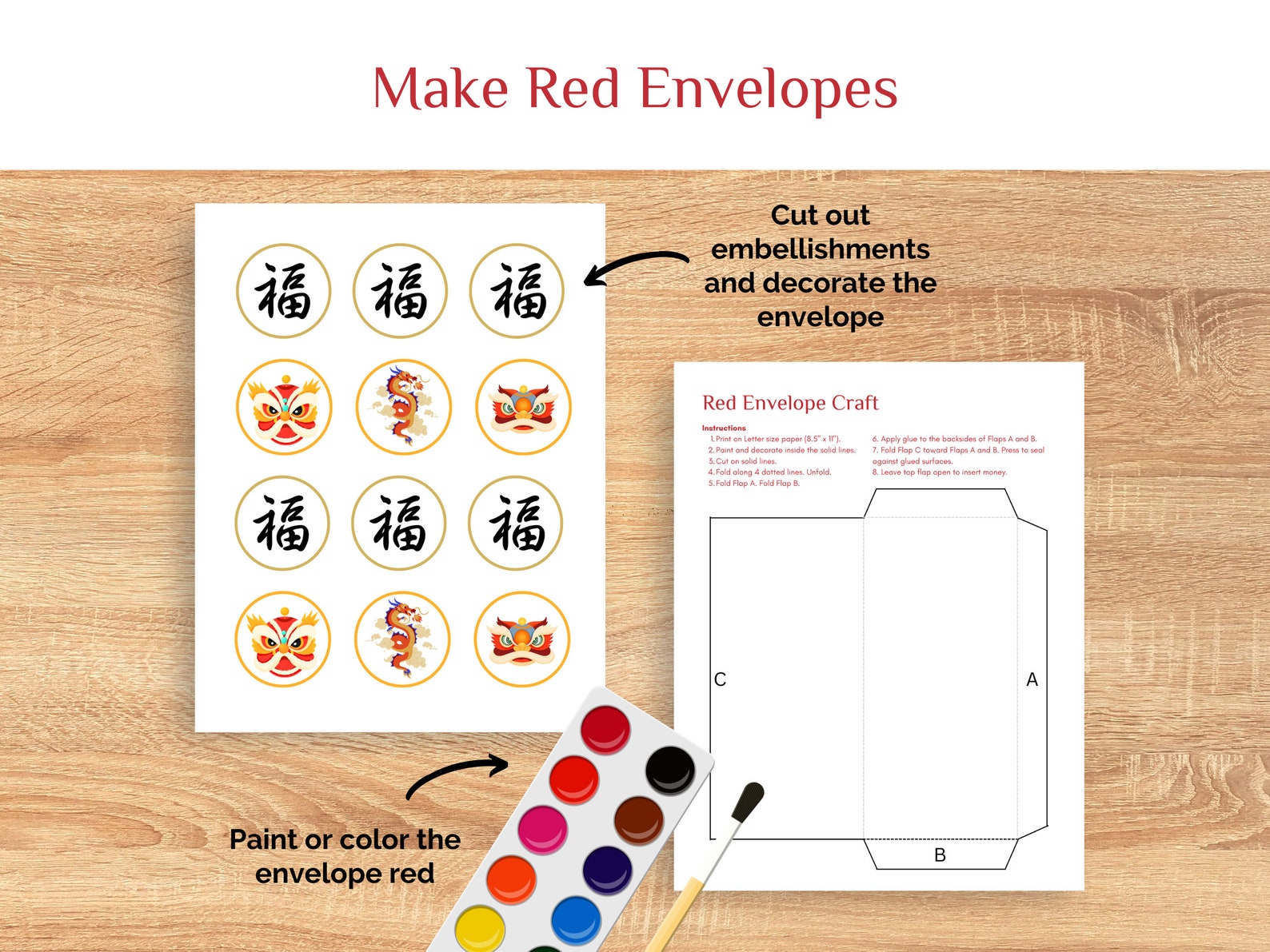 Chinese New Year Learning and Game Bundle; Lunar New Year; Chinese ...