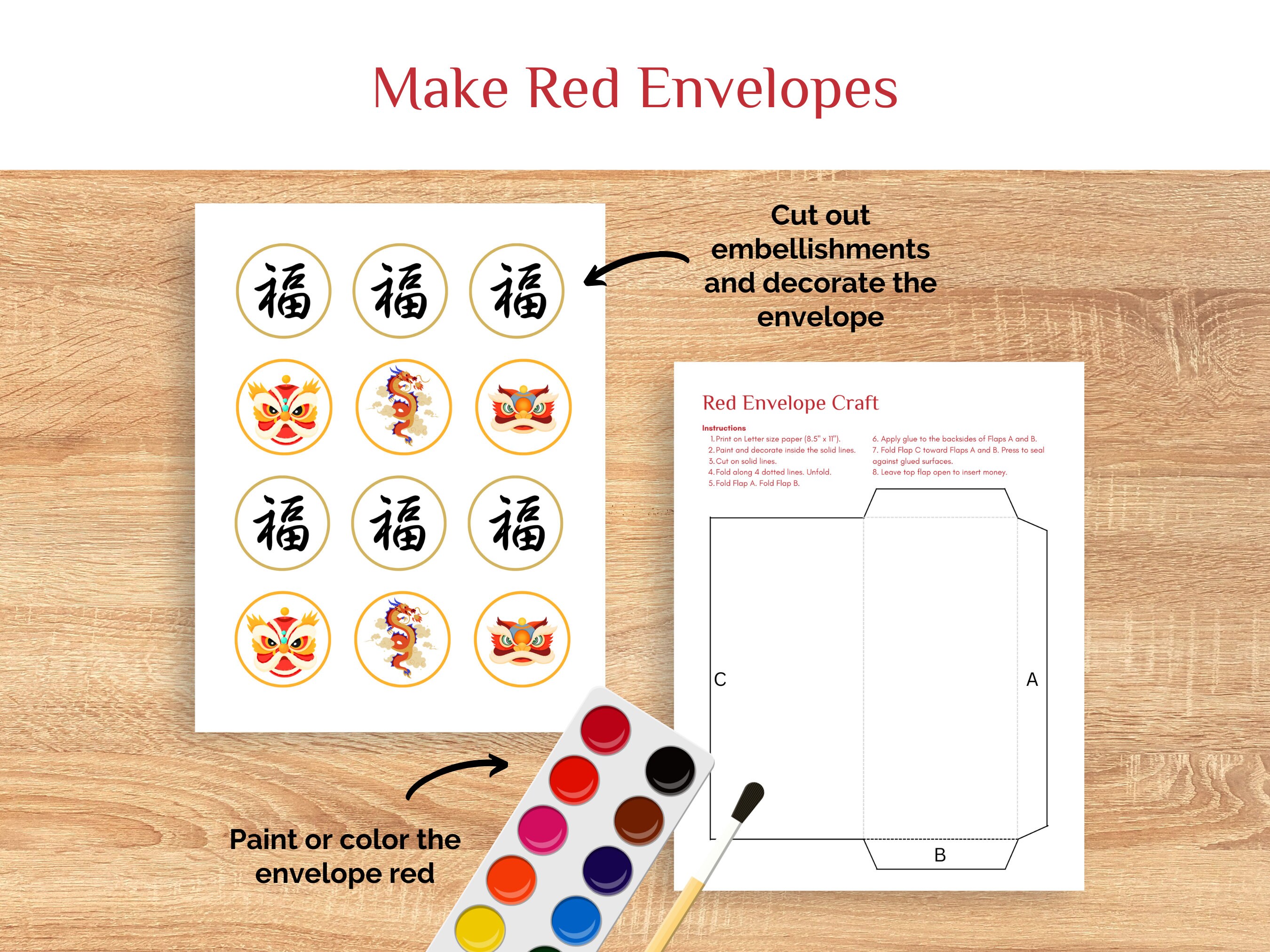 Chinese New Year Learning and Game Bundle; Lunar New Year; Chinese ...