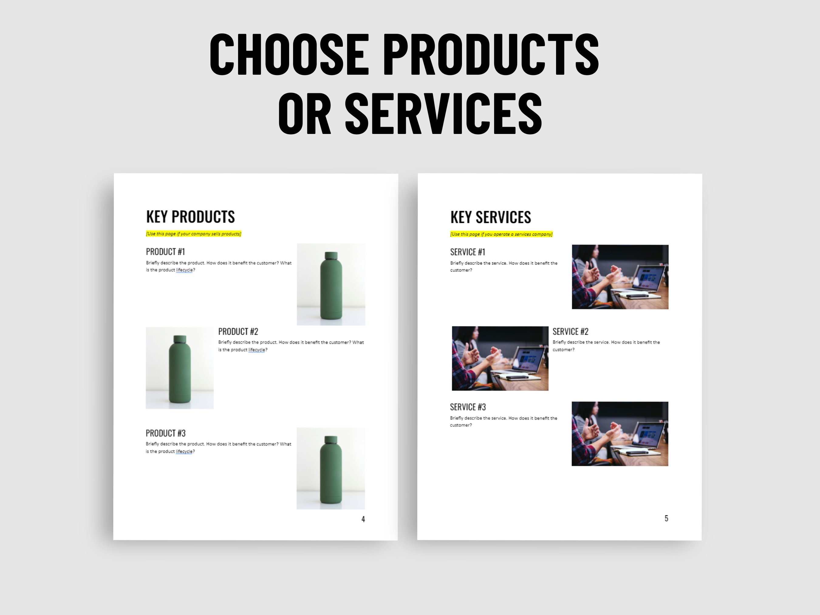 Editable Business Plan Template; Small Business Plan in Google Docs ...