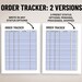 Order Form Sales Form Template Fillable Invoice Order Tracker Editable ...