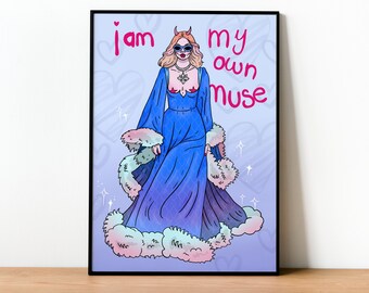 I Am My Own Muse Poster - Etsy