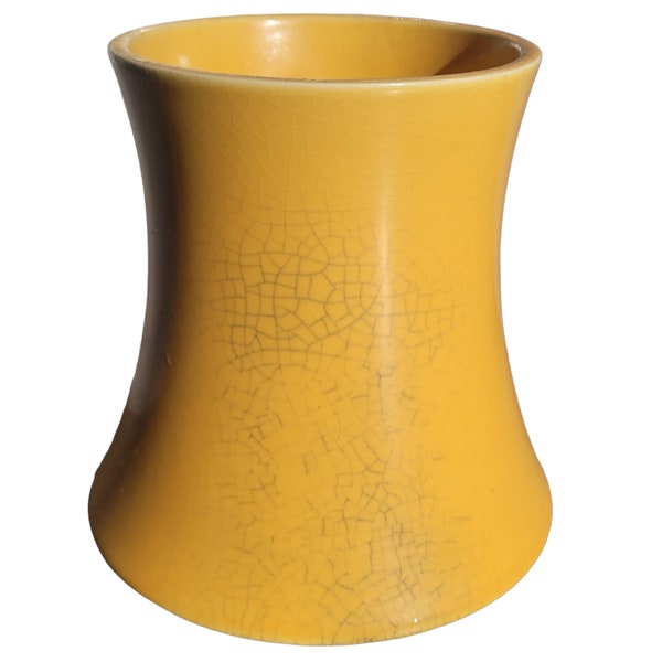Yellow Ceramic Vase - Etsy