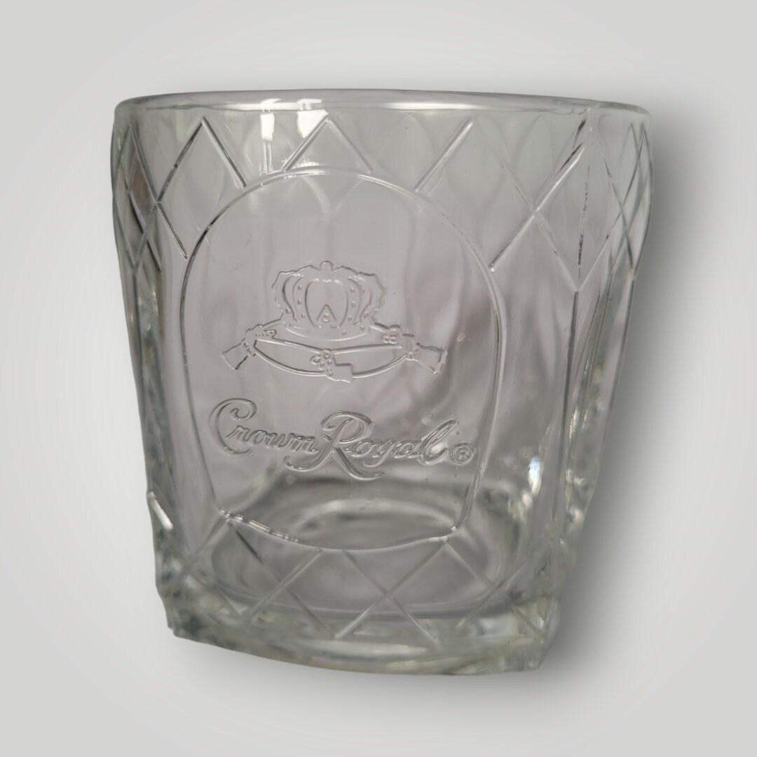 Crown Royal Lattice Whiskey Lowball Tumbler Glass - Etsy