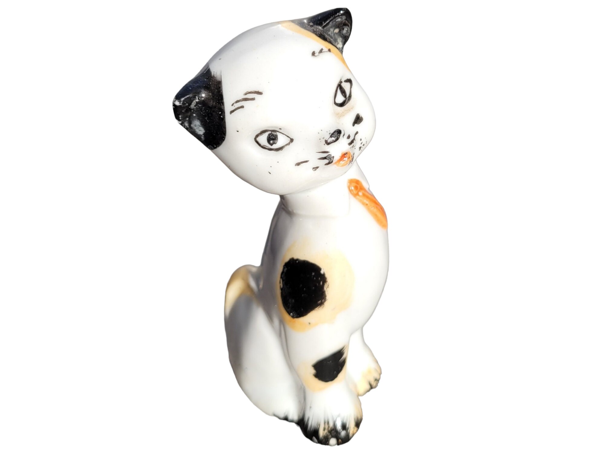 Vintage Cat Figurine Japan - Etsy