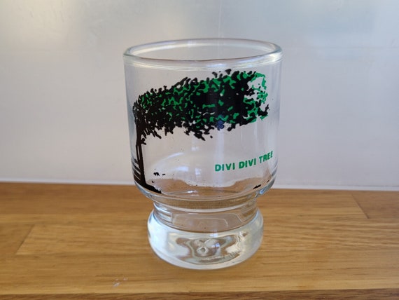 Aruba Divi Divi Tree Pedestal Shot Glass - Etsy