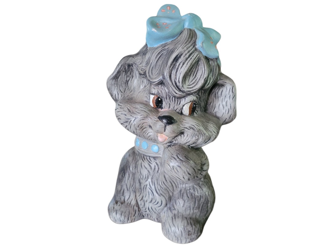 Vintage 70’s Russ Berrie Puppy Dog Figurine - Etsy