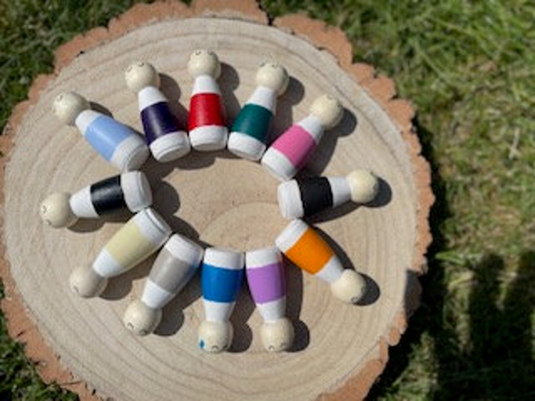 Curiosity Approach Wooden Pegs - Etsy