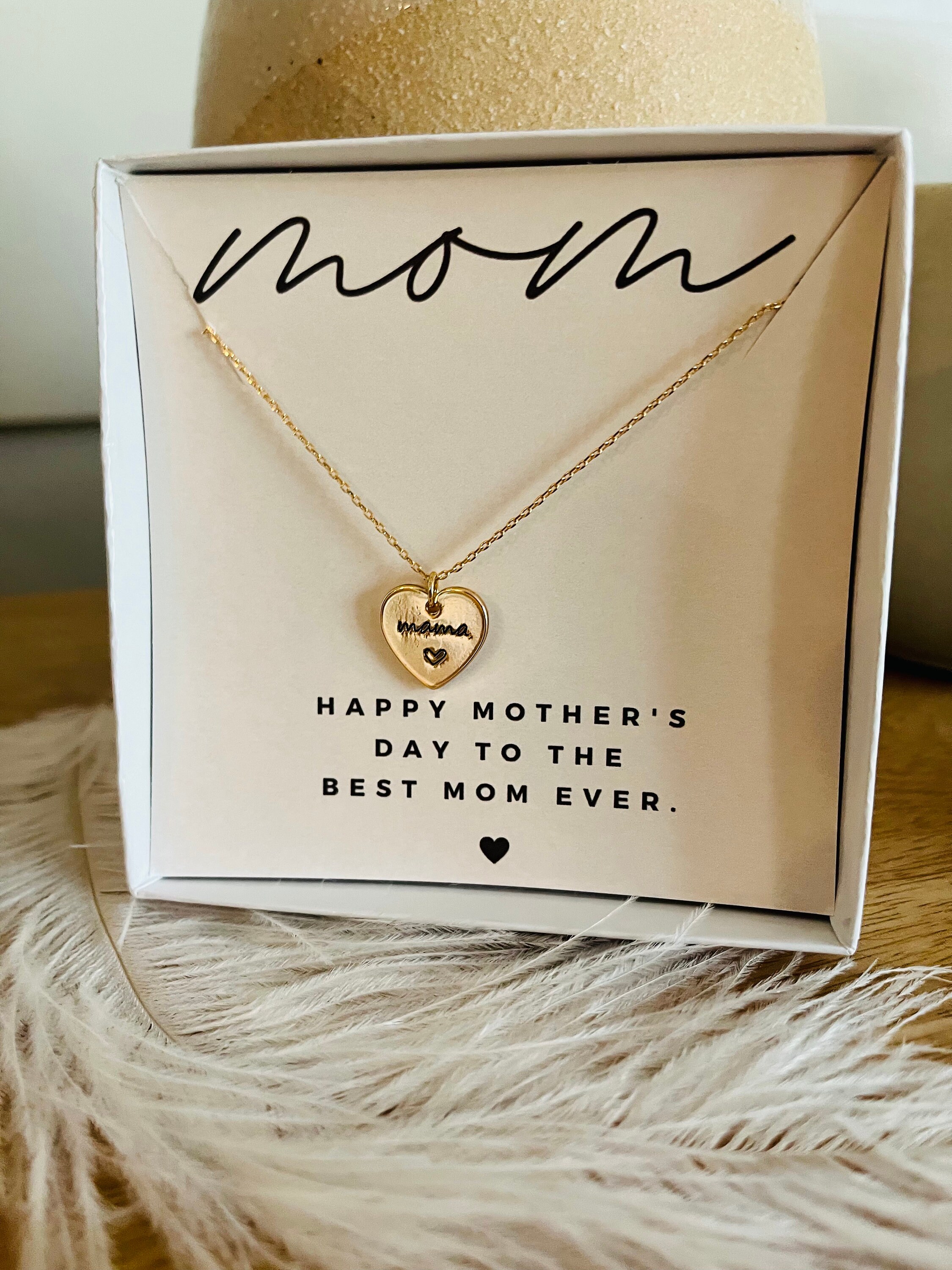 Personalized Mama Necklace, Gold Mama Necklace, Dainty Mama Necklace ...