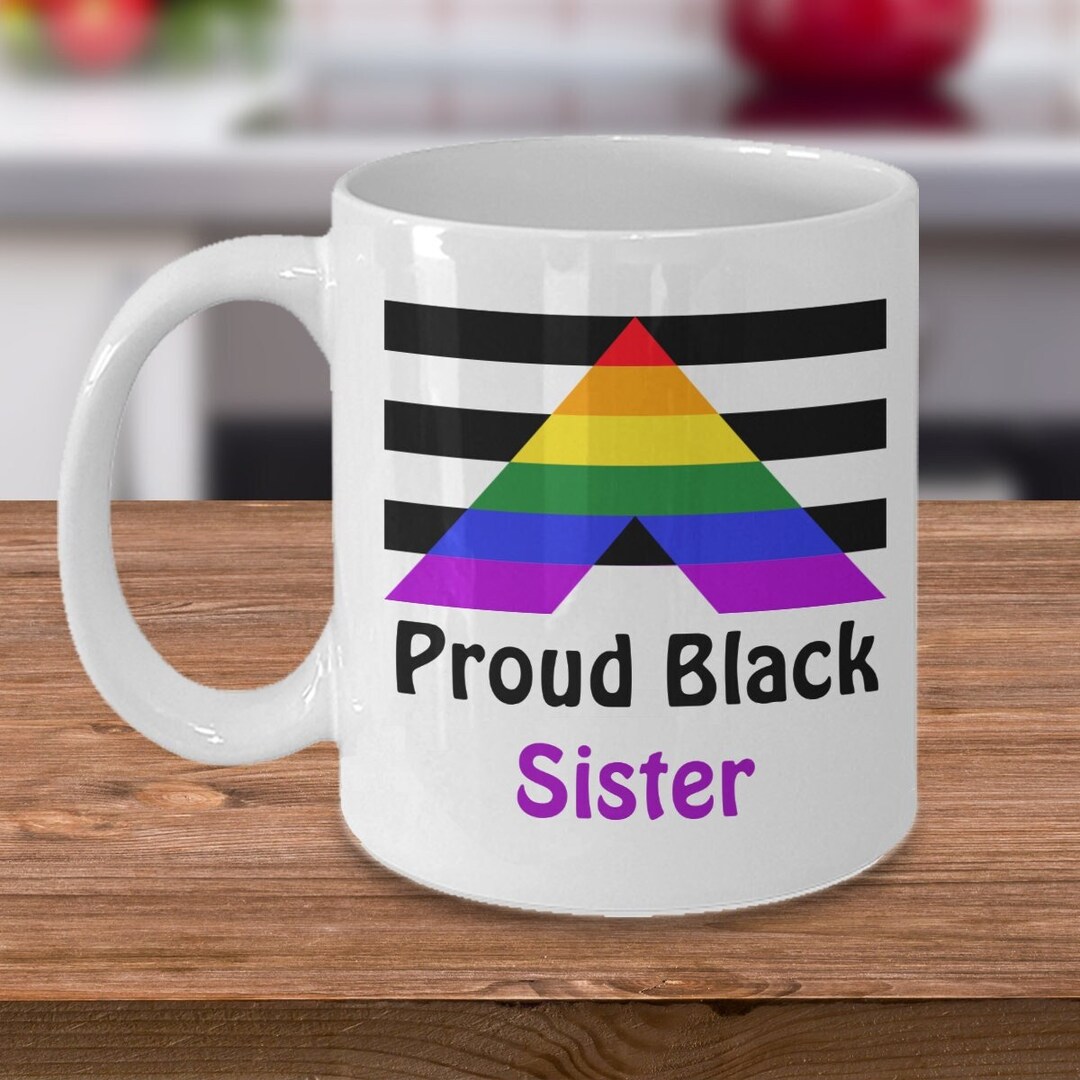 LGBTQIA Pride Ally, Proud Black Sister, Straight Ally Gifts, Subtle ...