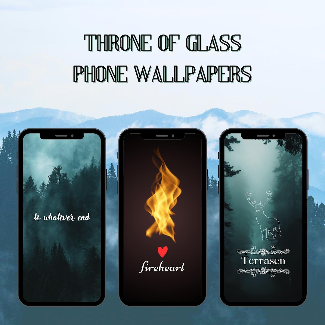 Throne of Glass Inspired Phone Wallpapers | Matching Lock & Home ...