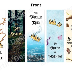 The Cruel Prince Bookmarks: Elfhame Series, Fantasy Art (digital ...