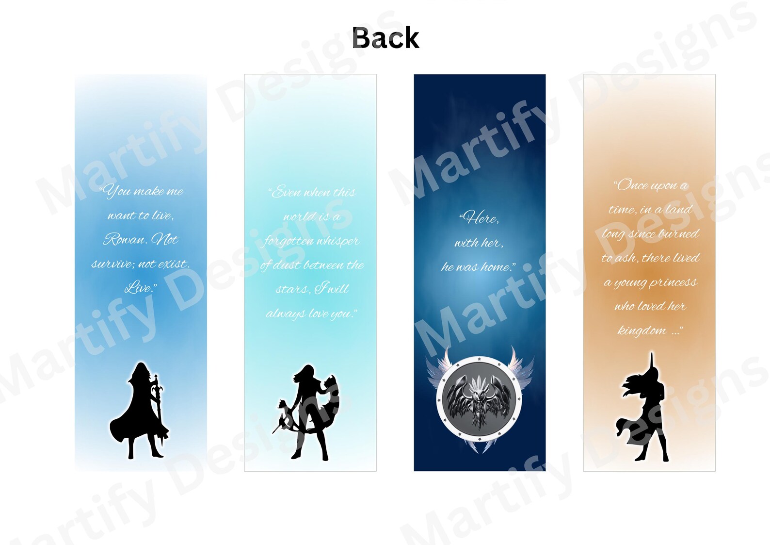 Printable Bookmarks Inspired by the Throne of Glass Series by Sarah J ...