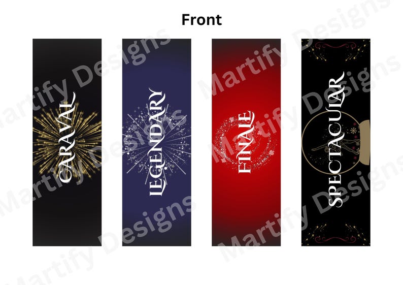 Printable Bookmarks Inspired by the Caraval Series by Stephanie Garber ...