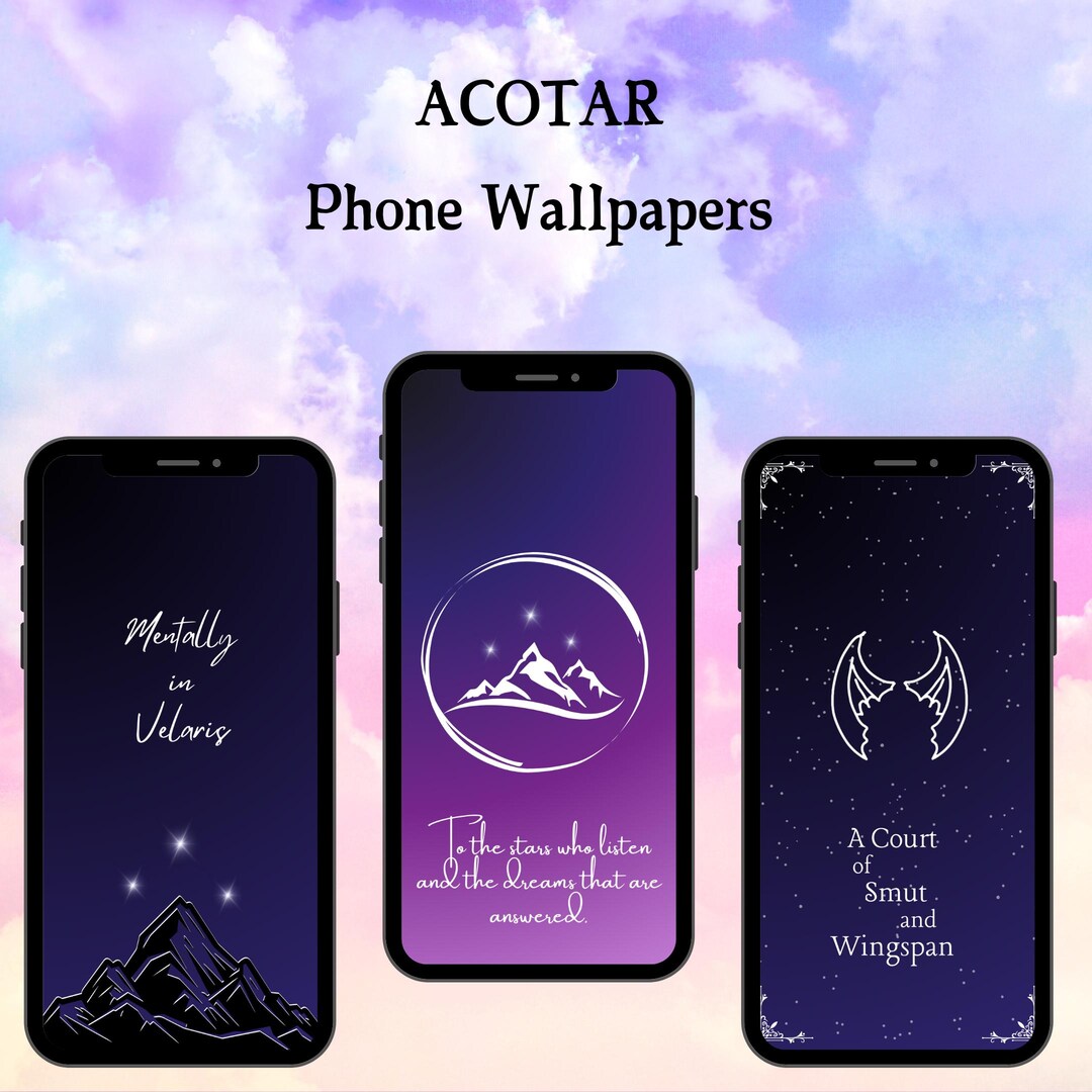 A Court of Thorns and Roses Inspired Phone Wallpapers | 22 Matching ...