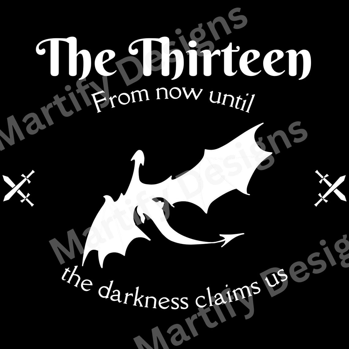 Throne of Glass T-shirt Design: the Thirteen, Manon Blackbeak (SVG PNG ...