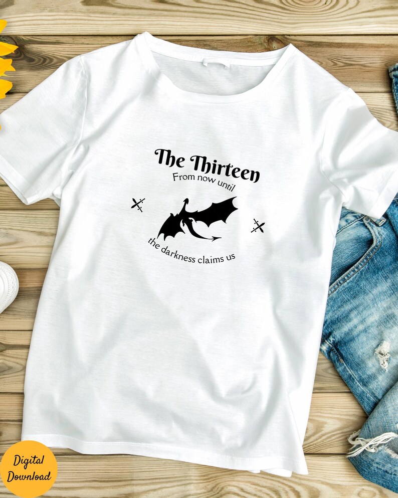 Throne of Glass T-shirt Design: the Thirteen, Manon Blackbeak (SVG PNG ...