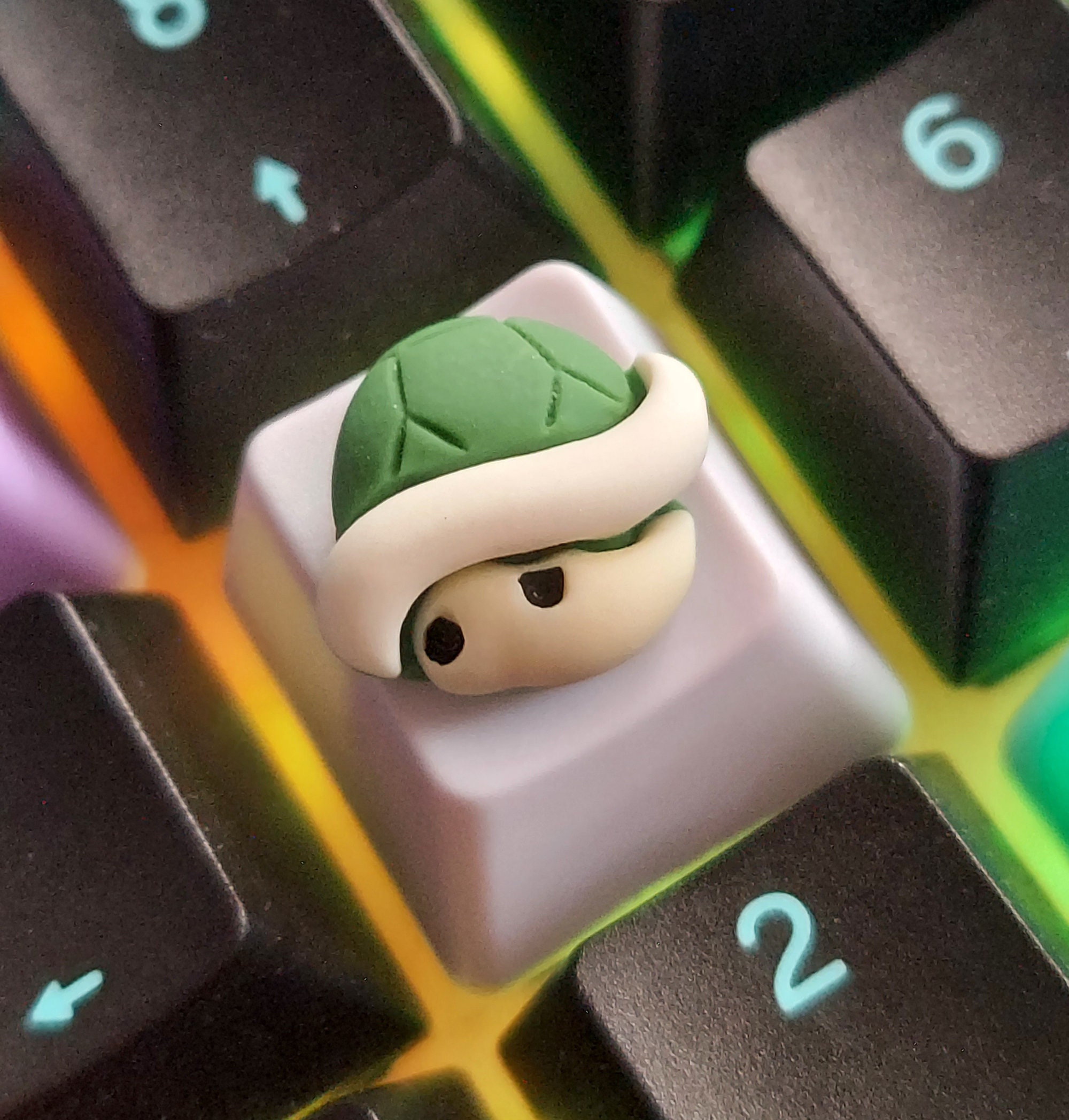 Mario Inspired Keycaps Nintendo Luigi Artisan Cute - Etsy