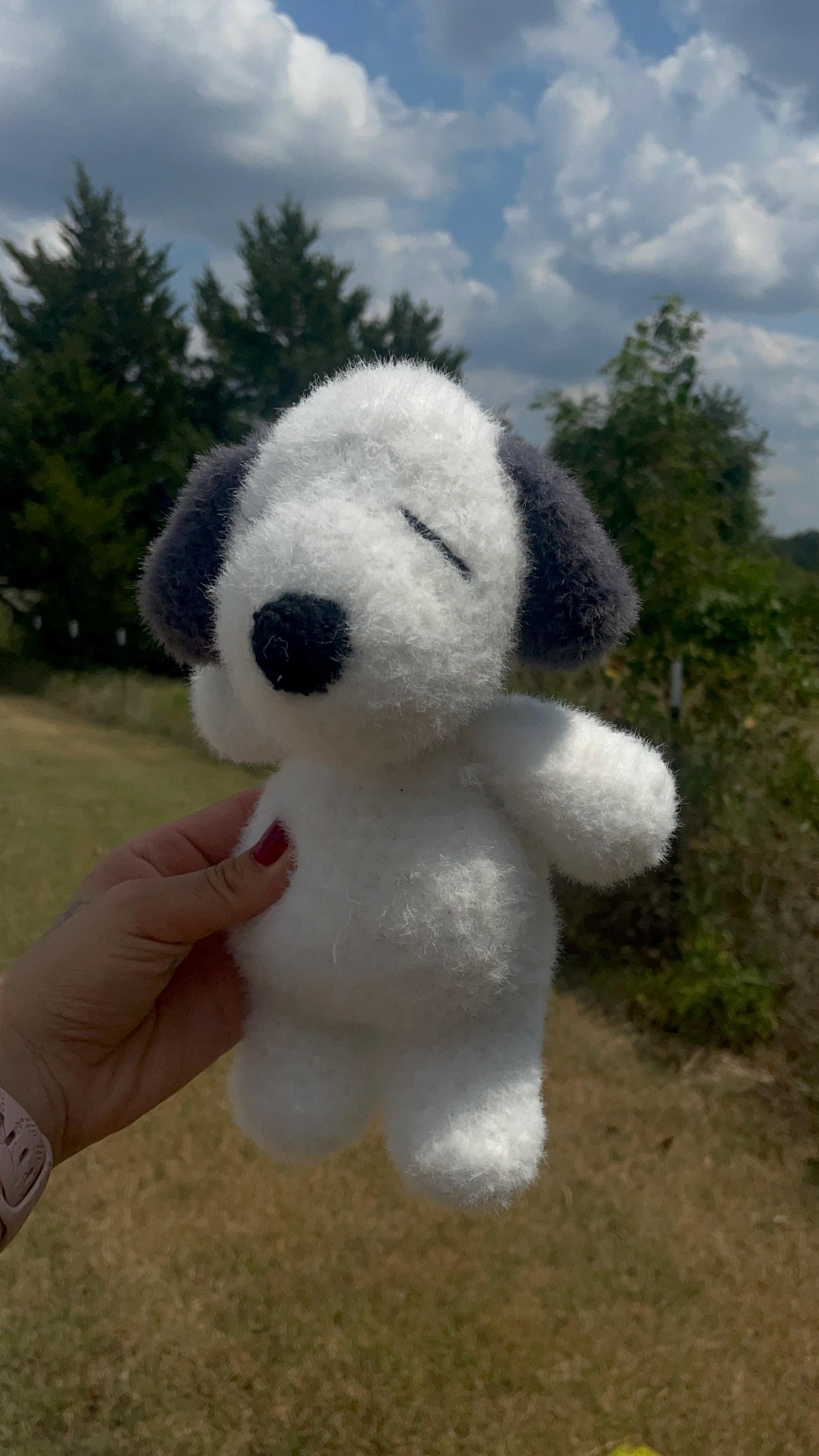 Handmade Chunky Crochet Snoopy Plush: Soft & Fuzzy - Etsy