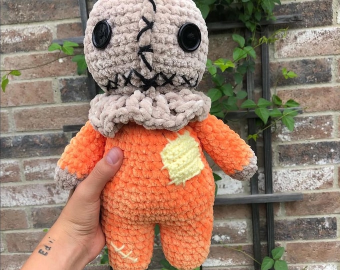 Trick 'r Treat, Its SAM! Crochet Amigurumi Sam Stuffie. - Etsy