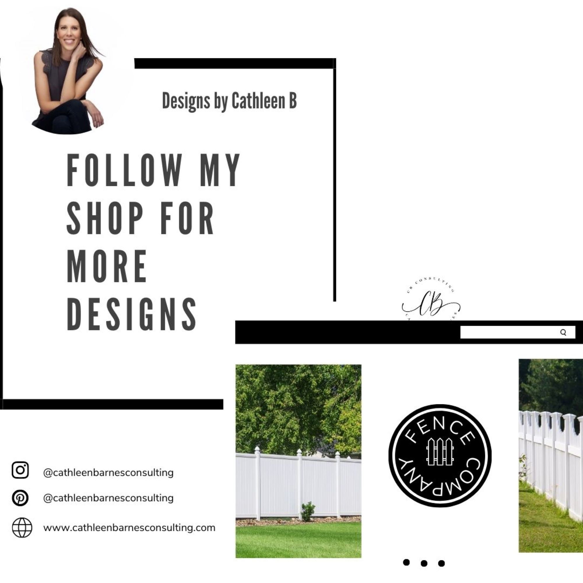 Fence Business Custom Logo & Watermark Package, Fence Logo, Fence ...